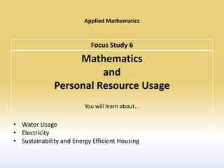 Subject Selection: Mathematics | PPTX