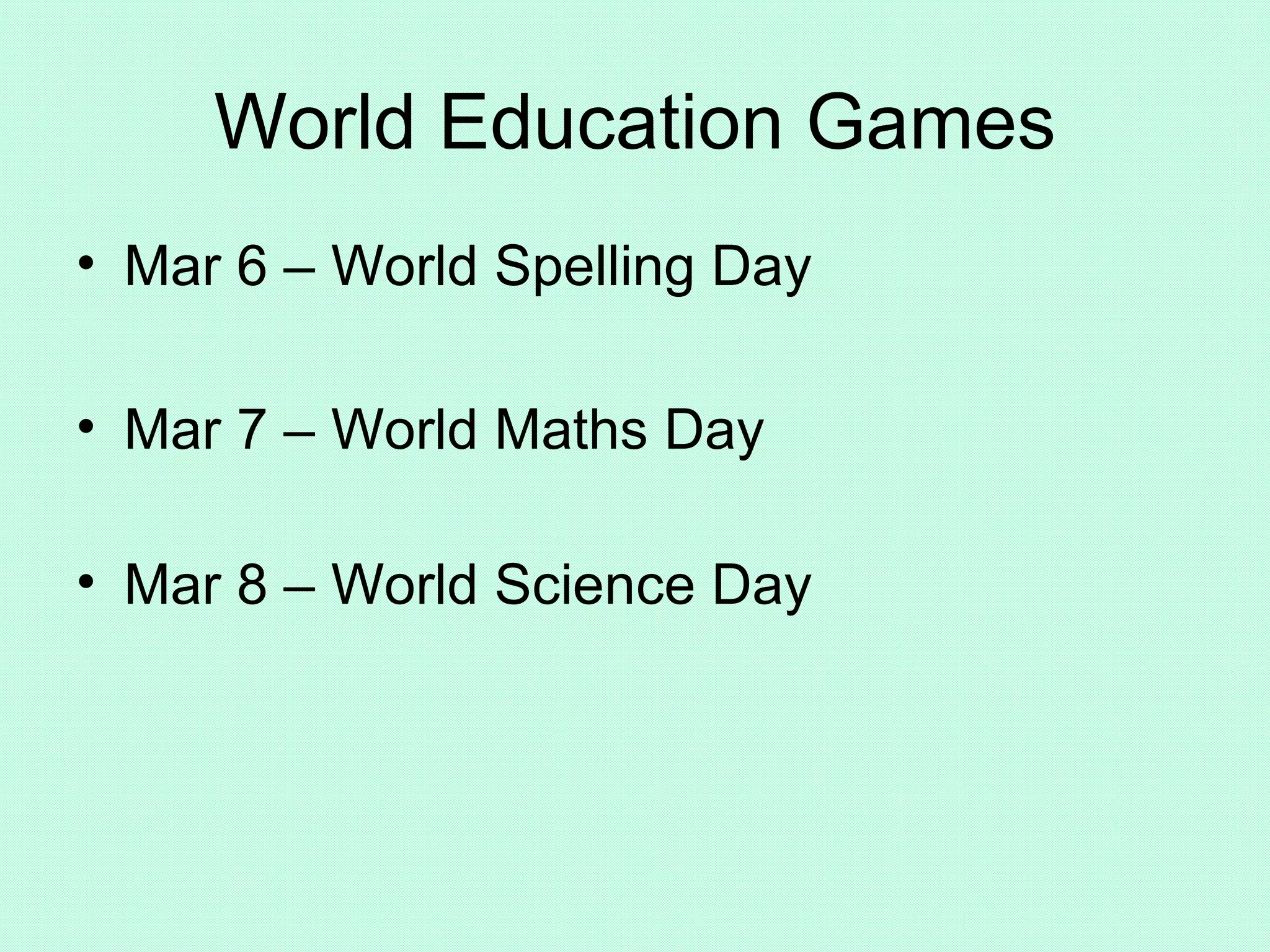 World Math Day 2012 | PPT