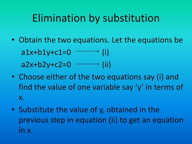 Linear equations in Two Variable | PPTX