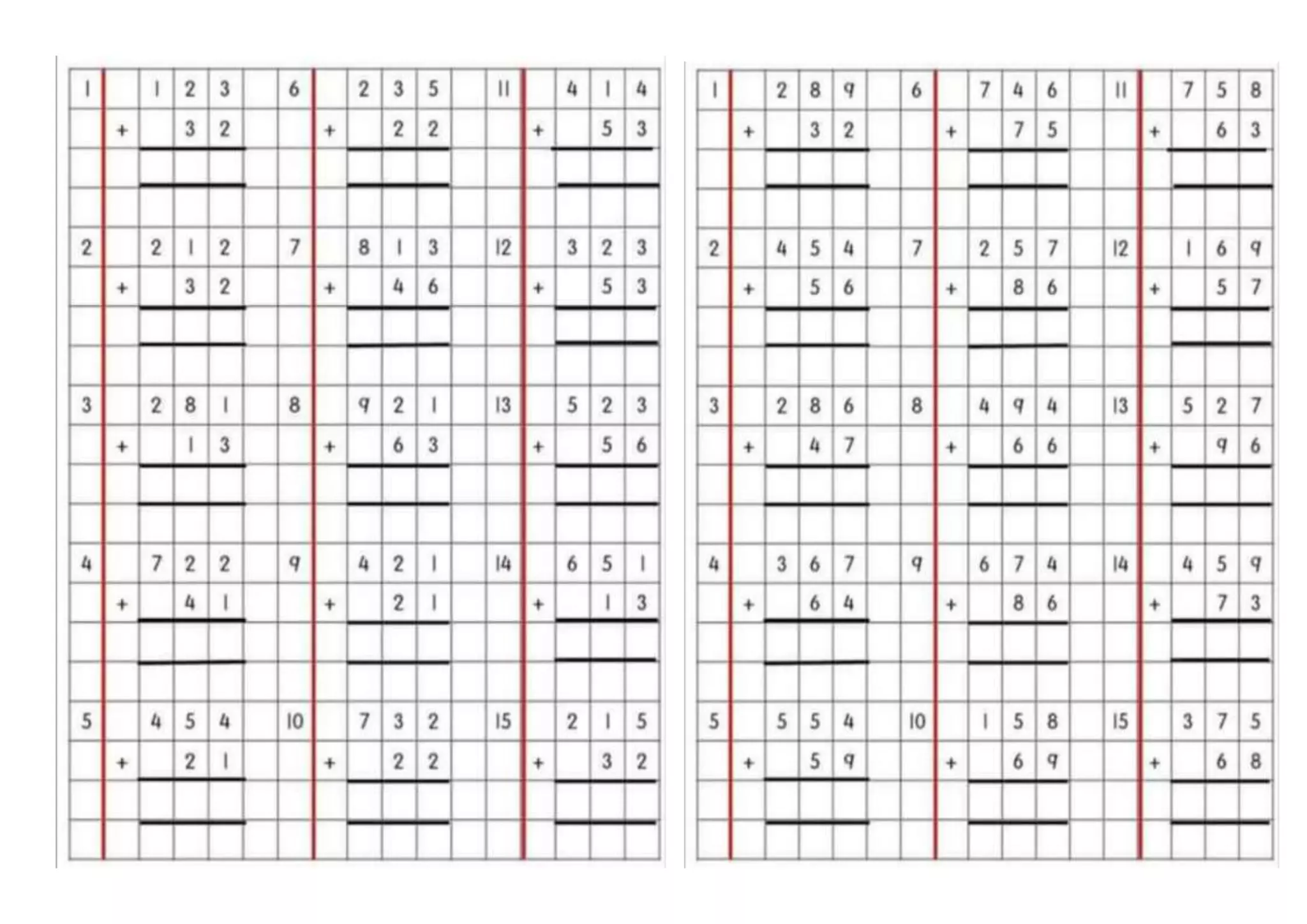 Maths year 2 homework | DOCX
