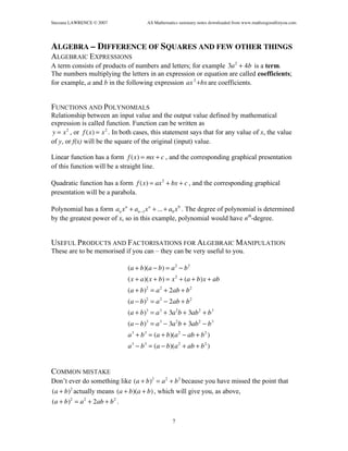 Math synthesis | PDF