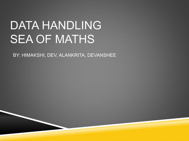 Math class 8 data handling | PPTX