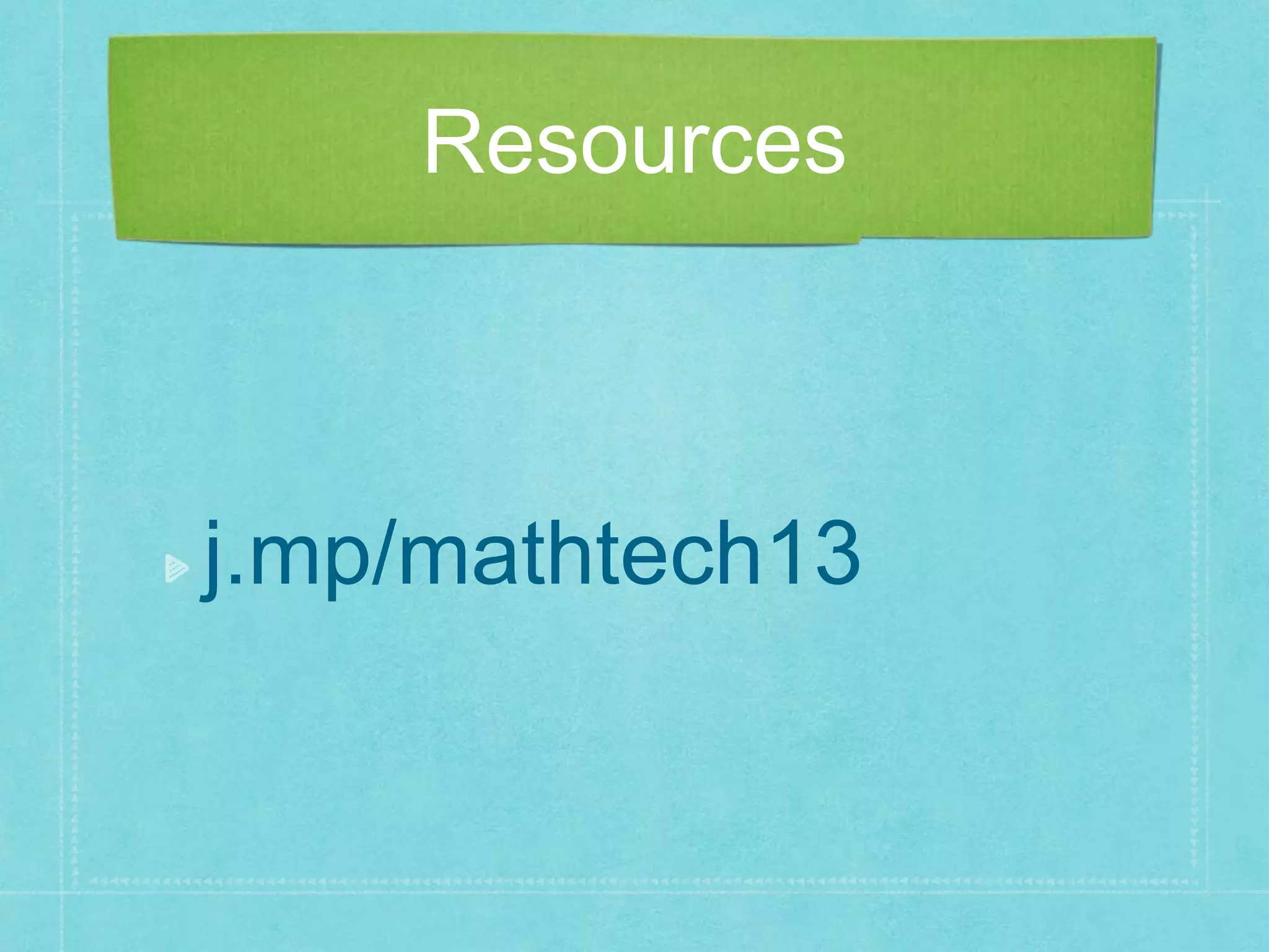 Math tech tools | PPT