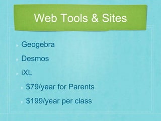 Math tech tools | PPTX