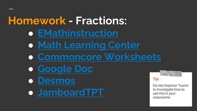 Math Tech Tools powerpoint presentations | PPT