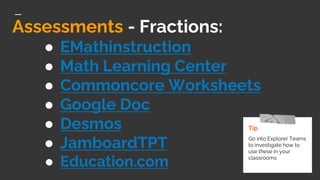 Math Tech Tools powerpoint presentations | PPT