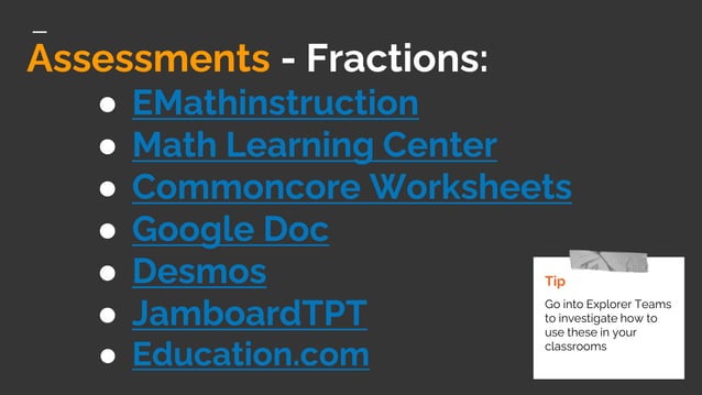 Math Tech Tools powerpoint presentations | PPT