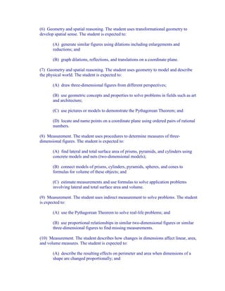 Middle School Math TEKS | PDF