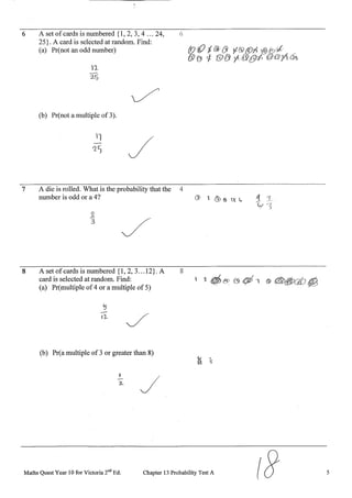 Math test | PDF