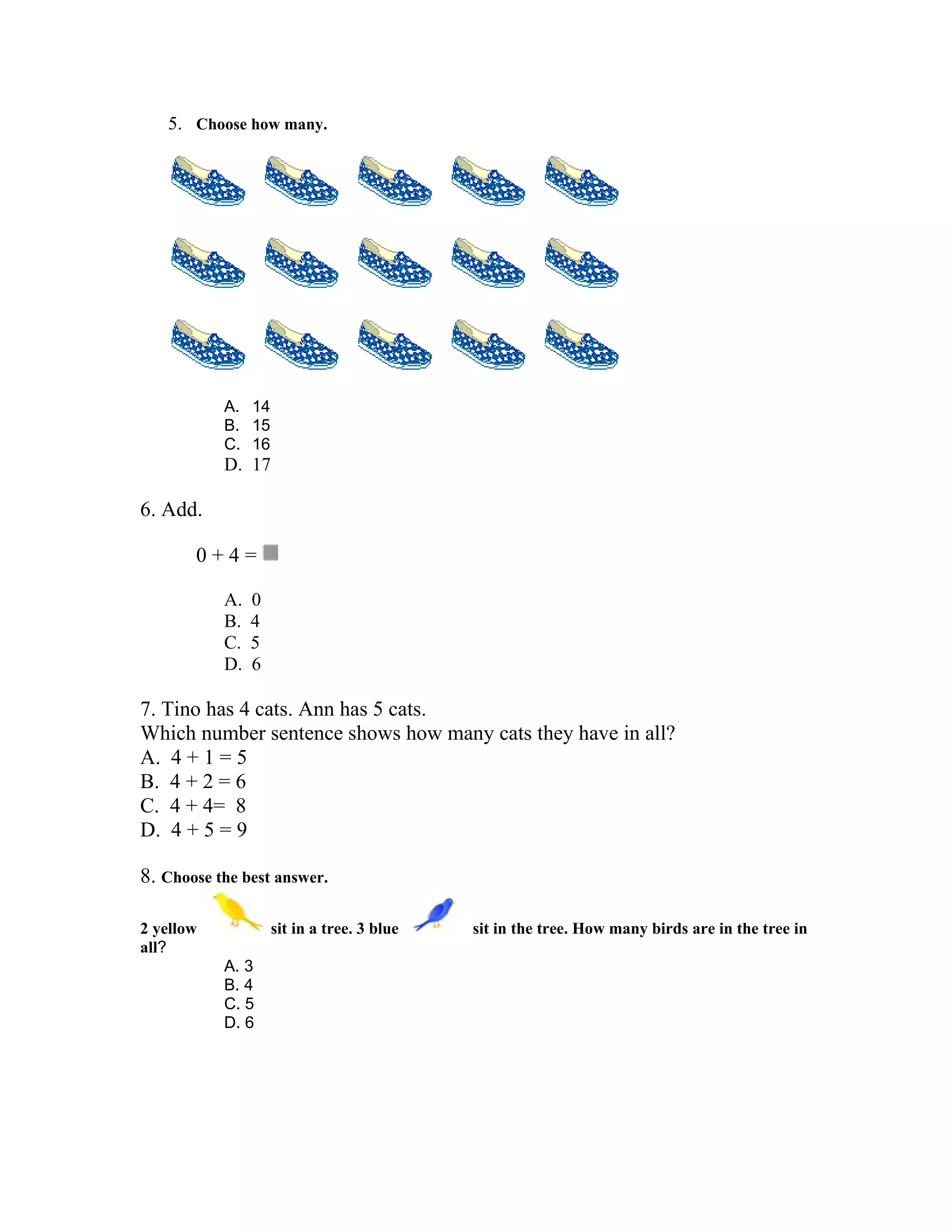 MATH -FIRST GRADE COUNTING | DOC