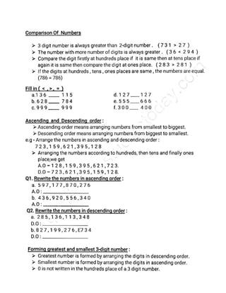 Half yearly math practice test paper for grade 2 | PDF