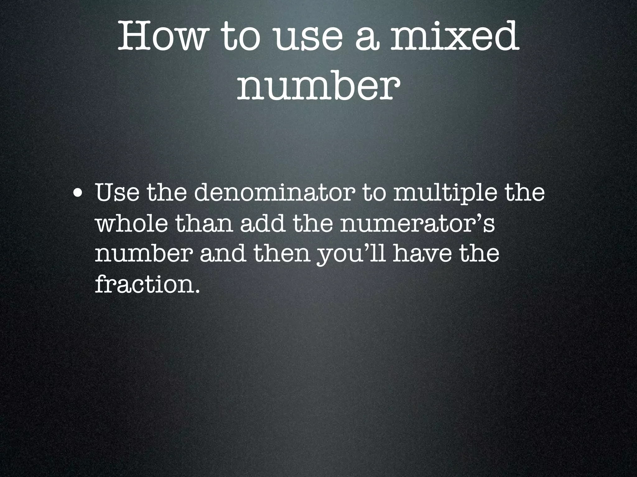 Math things - Fractions | KEY