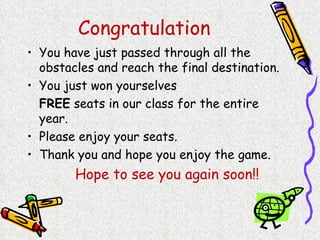 The Amazing Math Race | PPT | Puzzle Video Games | Video Game Genres