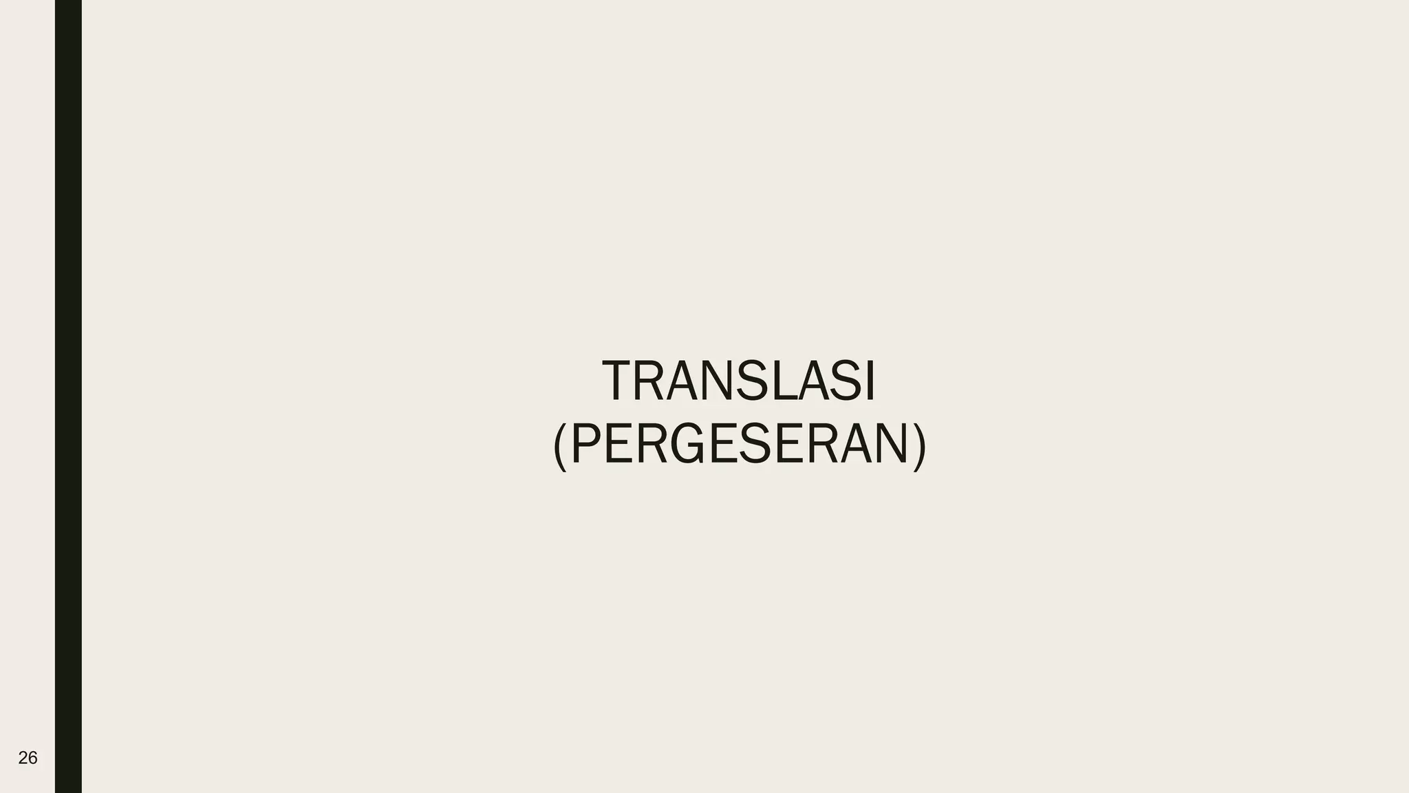 Math transformasi | PPT