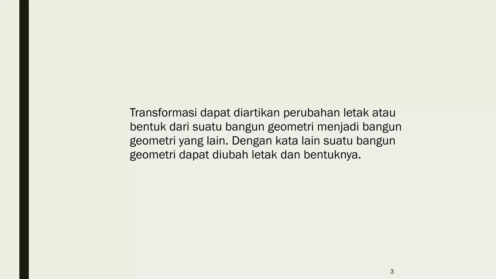 Math transformasi | PPT