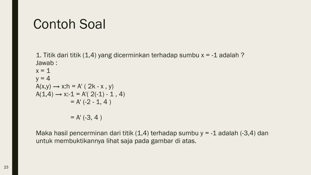 Math transformasi | PPT | Free Download