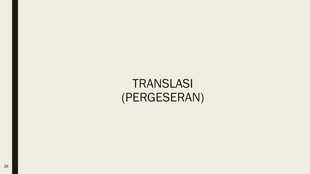 Math transformasi | PPT