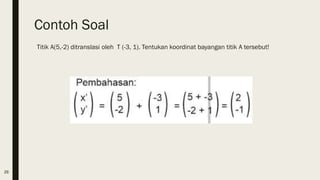 Math transformasi | PPT