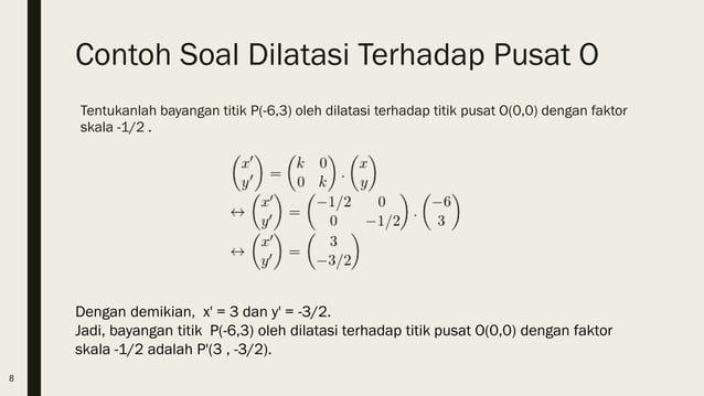 Math transformasi | PPT