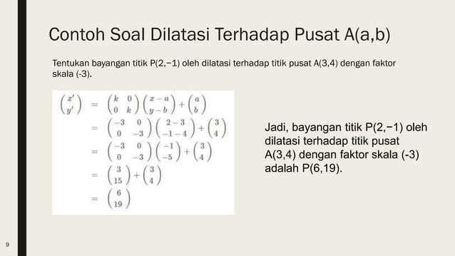 Math transformasi | PPT