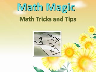 Math tricks | PPT
