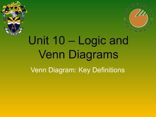 Math unit10 logic and venn diagrams | PPT