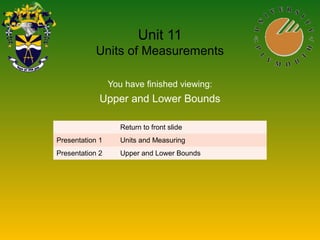 Math unit11 units of measurement | PPT