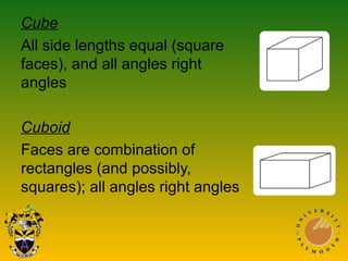 Math unit12 solids | PPT