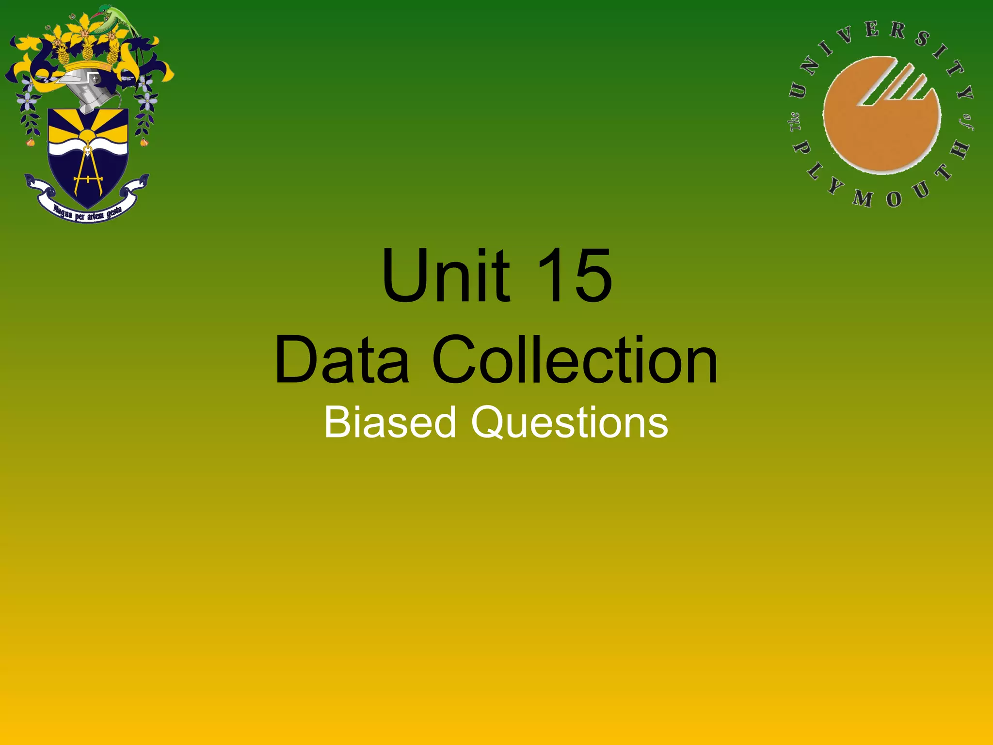 Math unit15 data collection | PPT