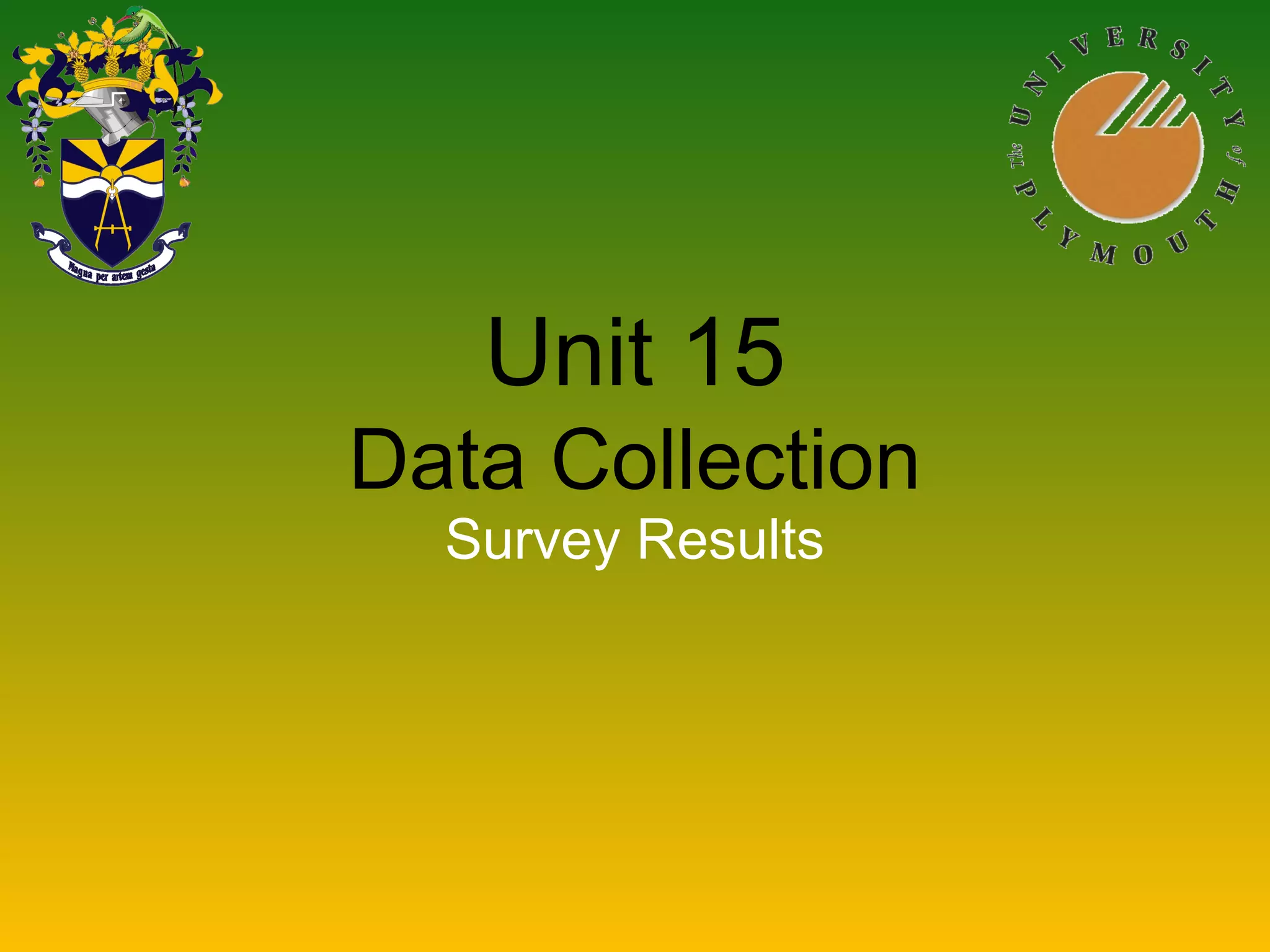 Math unit15 data collection | PPT