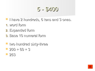 Math unit 1 jeopardy review | PPT