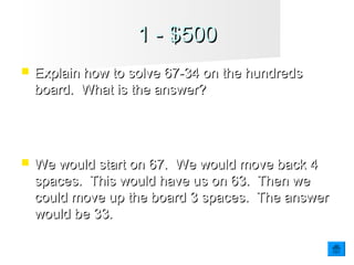Math unit 1 jeopardy review | PPT