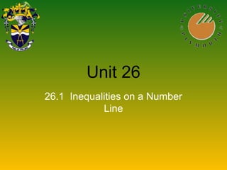 Math unit26 solving inequalities | PPT