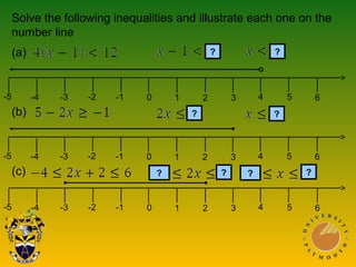 Math unit26 solving inequalities | PPT