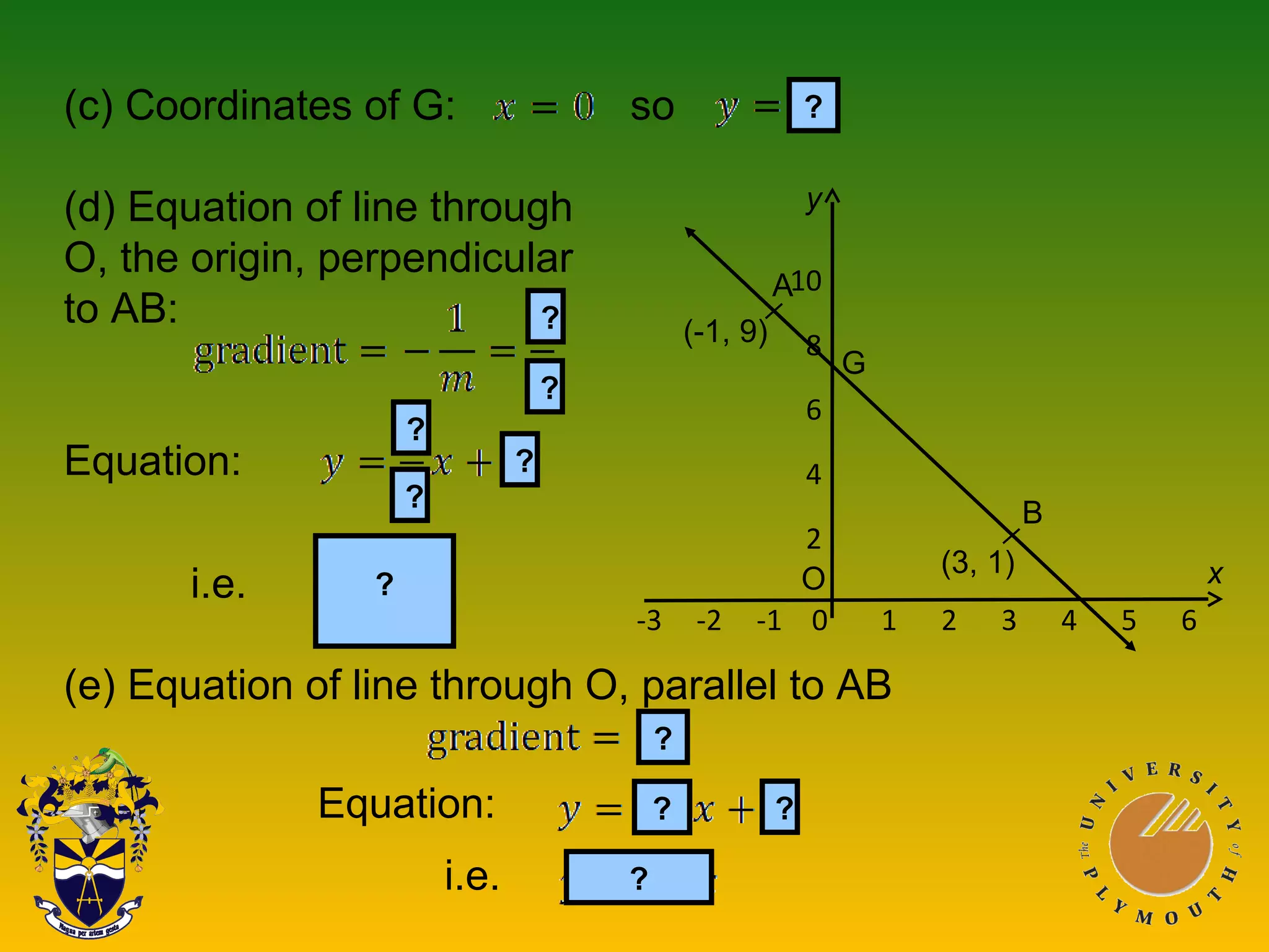 Math unit28 straight lines | PPT | Free Download
