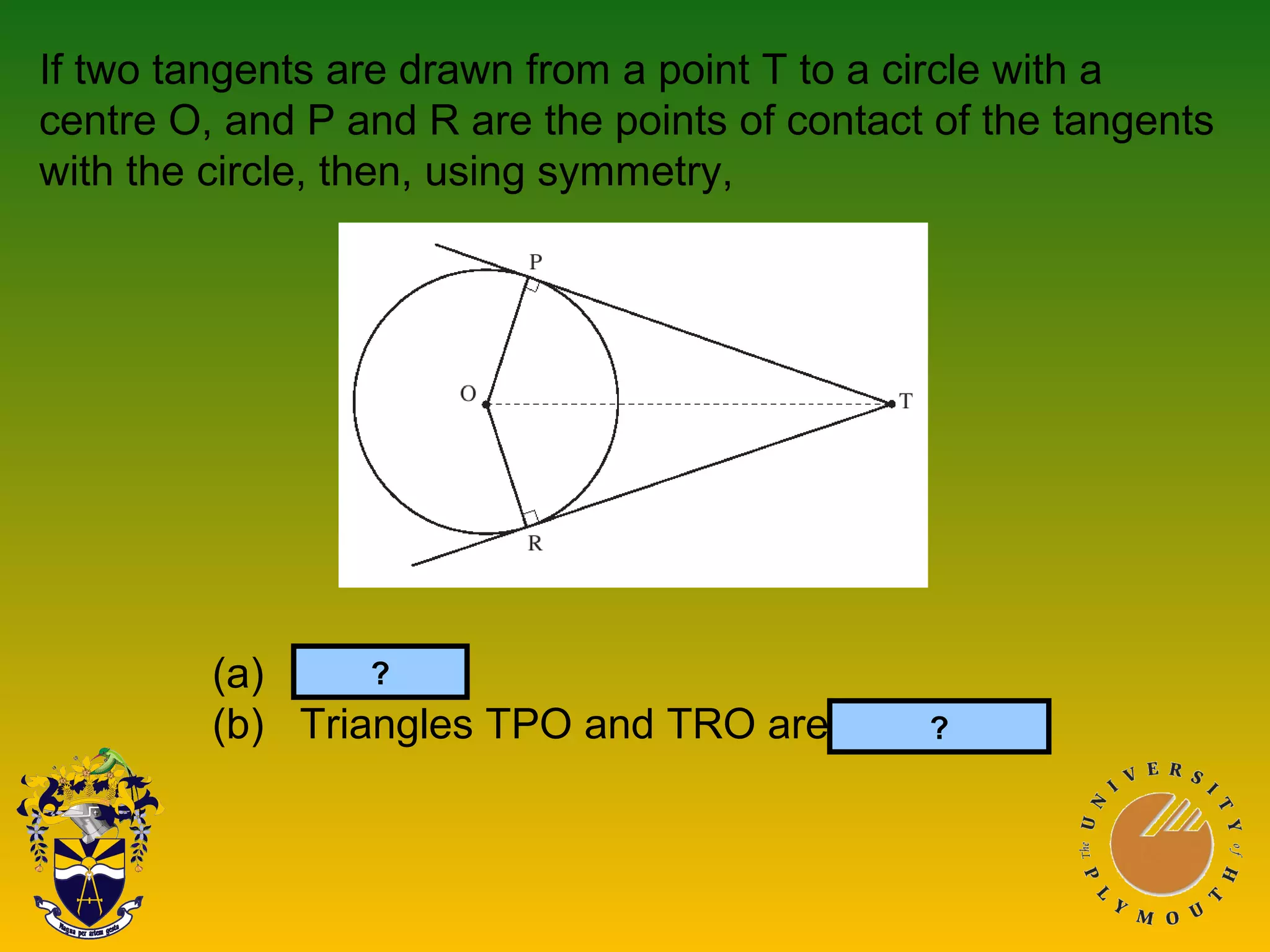 Math unit32 angles, circles and tangents | PPT