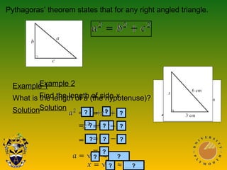 Math unit34 pythagoras' theorem and trigonometric ratios | PPT