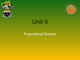 Math unit5 ratio and proportion | PPT