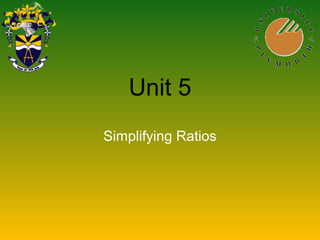 Math unit5 ratio and proportion | PPT