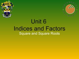 Math unit6 indices and factors | PPT