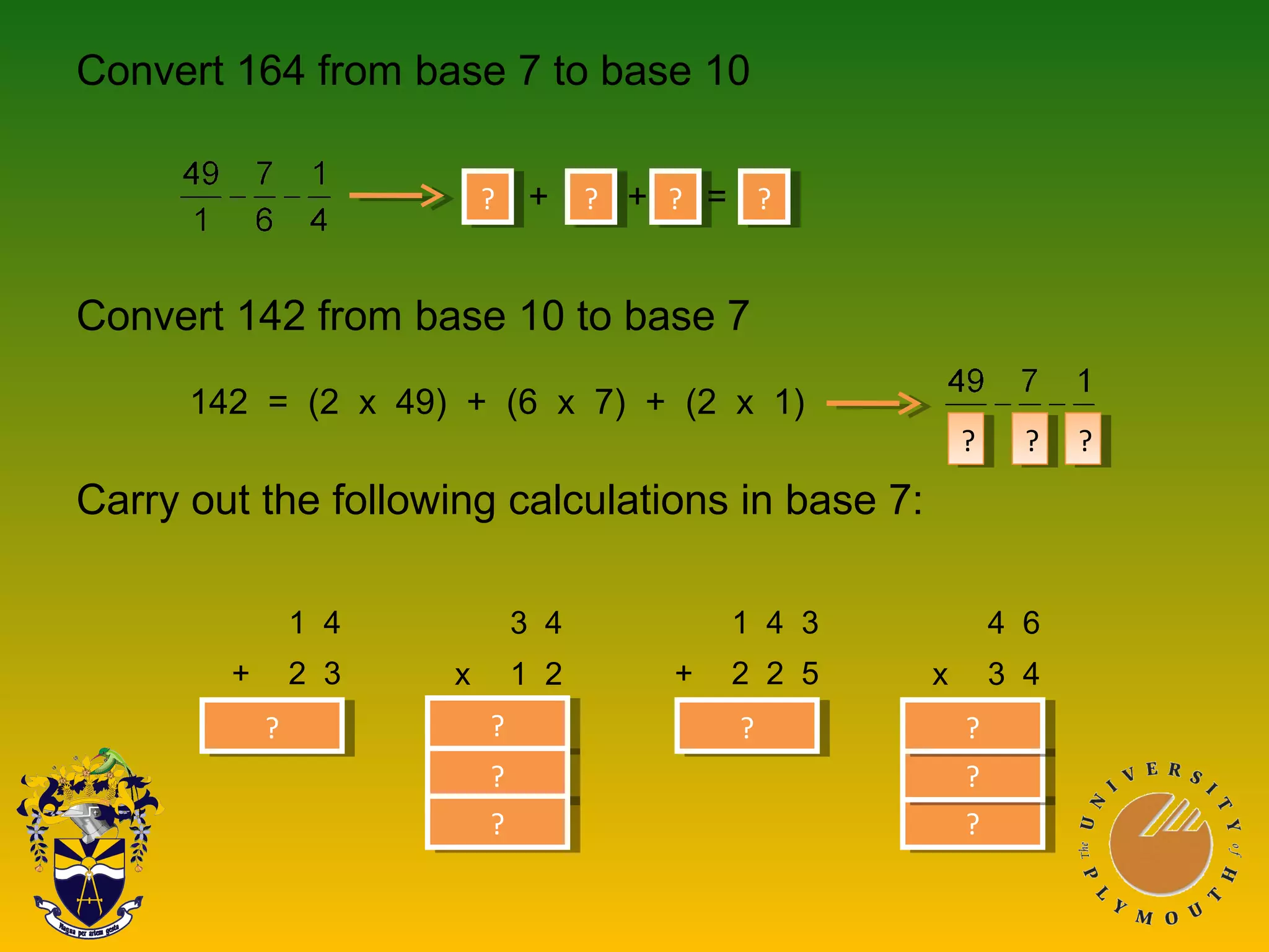 Math unit7 number system and bases | PPT