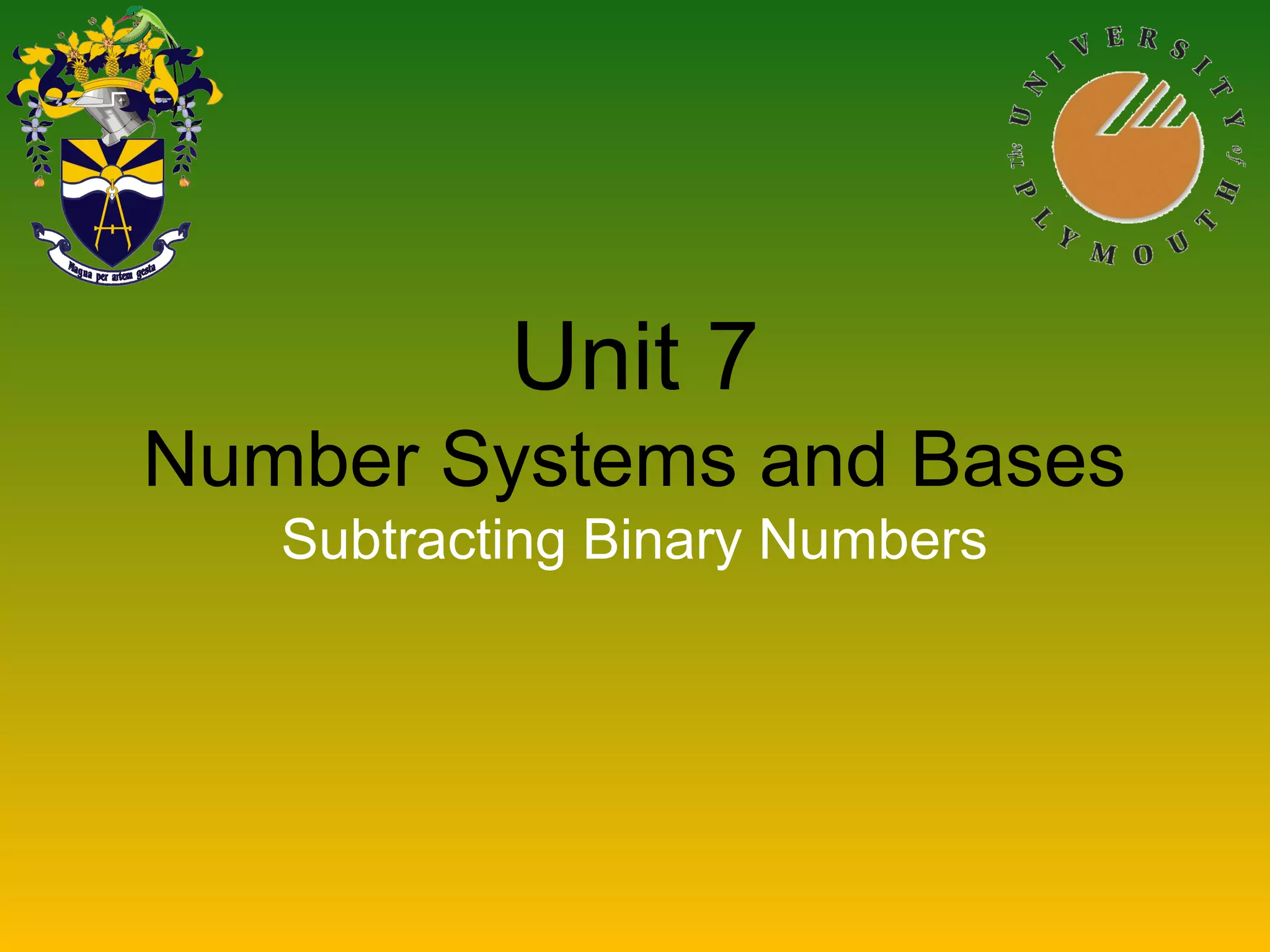 Math unit7 number system and bases | PPT