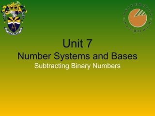 Math unit7 number system and bases | PPT