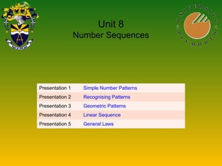 Math unit8 number sequences | PPT