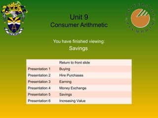 Math unit9 consumer arithmetic | PPT