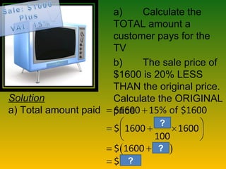 Math unit9 consumer arithmetic | PPT