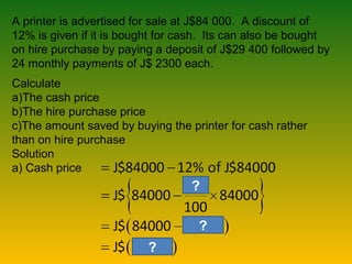 Math unit9 consumer arithmetic | PPT