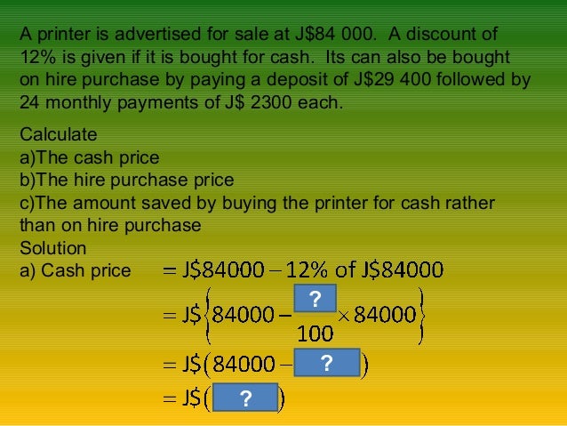 Math Unit9 Consumer Arithmetic