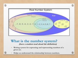 Real Number System Poster
