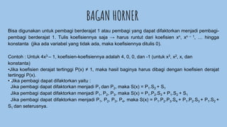 Science Math - Polinomial | PPTX